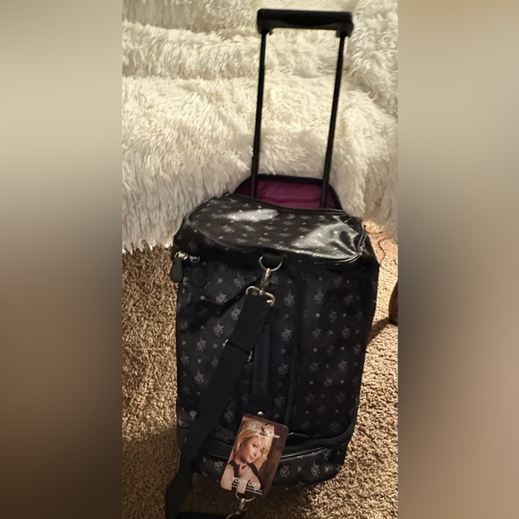 Paris Hilton | Bags | Nwt Rare Y2k Glam Travel Bag Paris Hilton Rolling ...